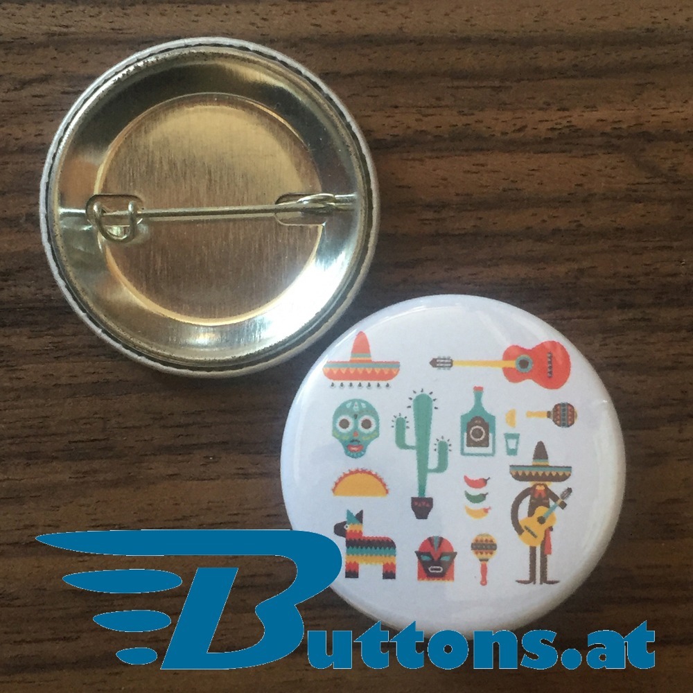 Buttons in verschiedenen Formen und Größen